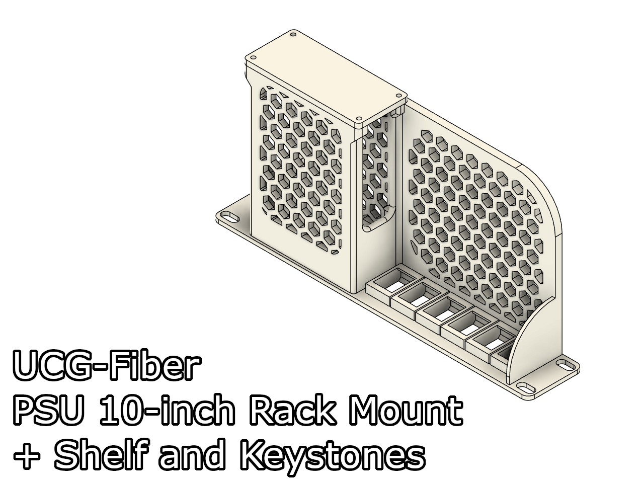 UCG-Fiber PSU 10-inch Rack Mount – Mixmeister